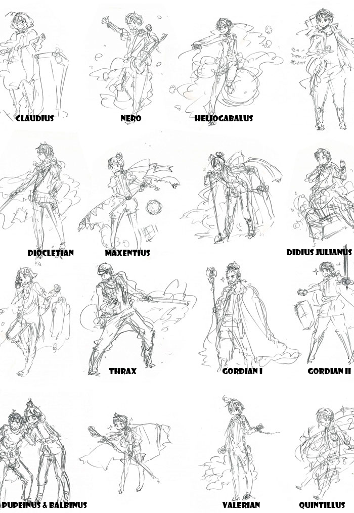 Roman Emperor Characters - Hetarchive